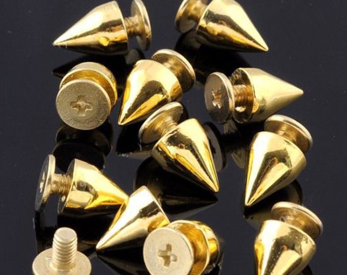 Wholesale 21mm Cat Claw Metal Spikes and Studs Silver / Gold / - Etsy