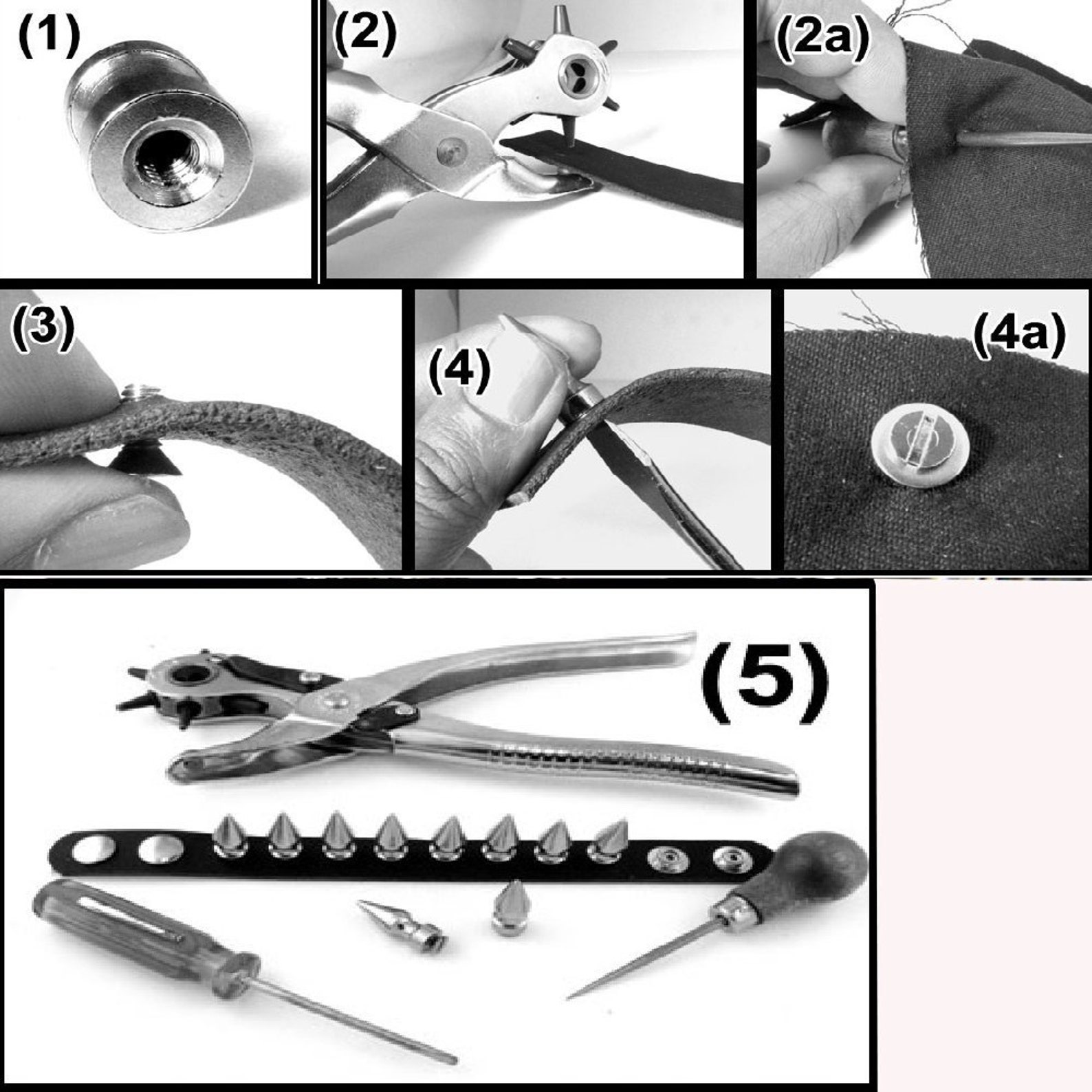 25mm 1 Giant Tree Spikes and Studs Kit for Leathercraft | Etsy