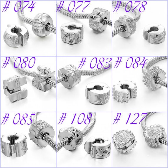 Charm Clasps Silver Plated For Charm Bracelets Making Premium | Etsy