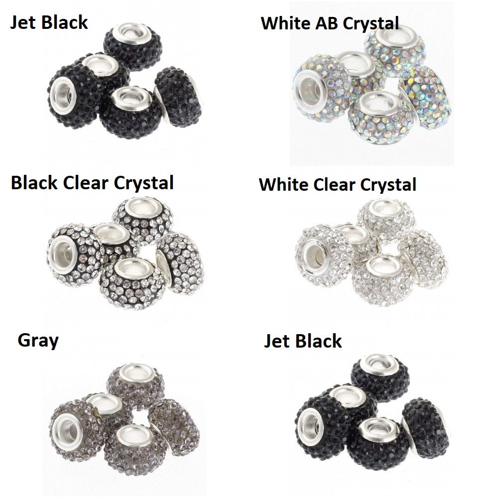 Wholesale 11mm Crystal Beads for Charm Bracelet Rondelle - Etsy