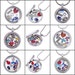 Living Memory Locket Pendant Necklace, Silver Glass Locket With ...