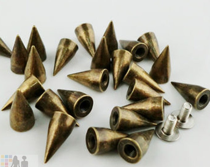 Gunmetal Black 21mm Cat Claw Spikes // Metal Large Spikes and - Etsy