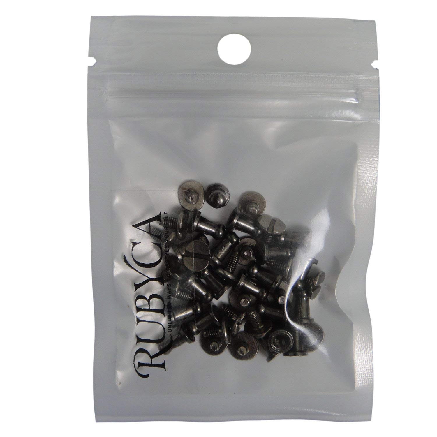 Metal Button Studs 9mm, Screwback Studs for Leathercraft, Screw Back ...