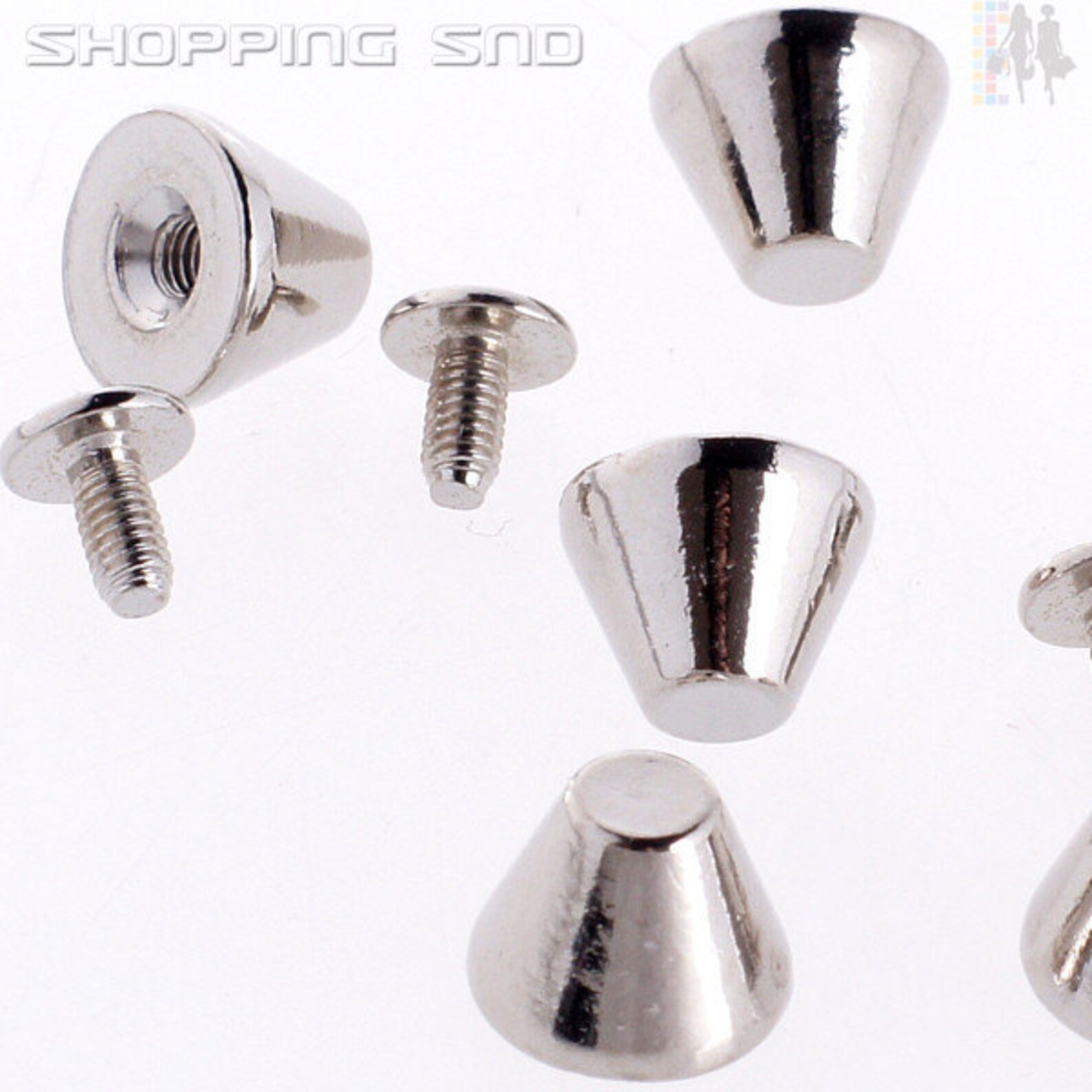 Truncated Cone Studs With Flat Top Spikes for Leather, Mushroom Screw ...