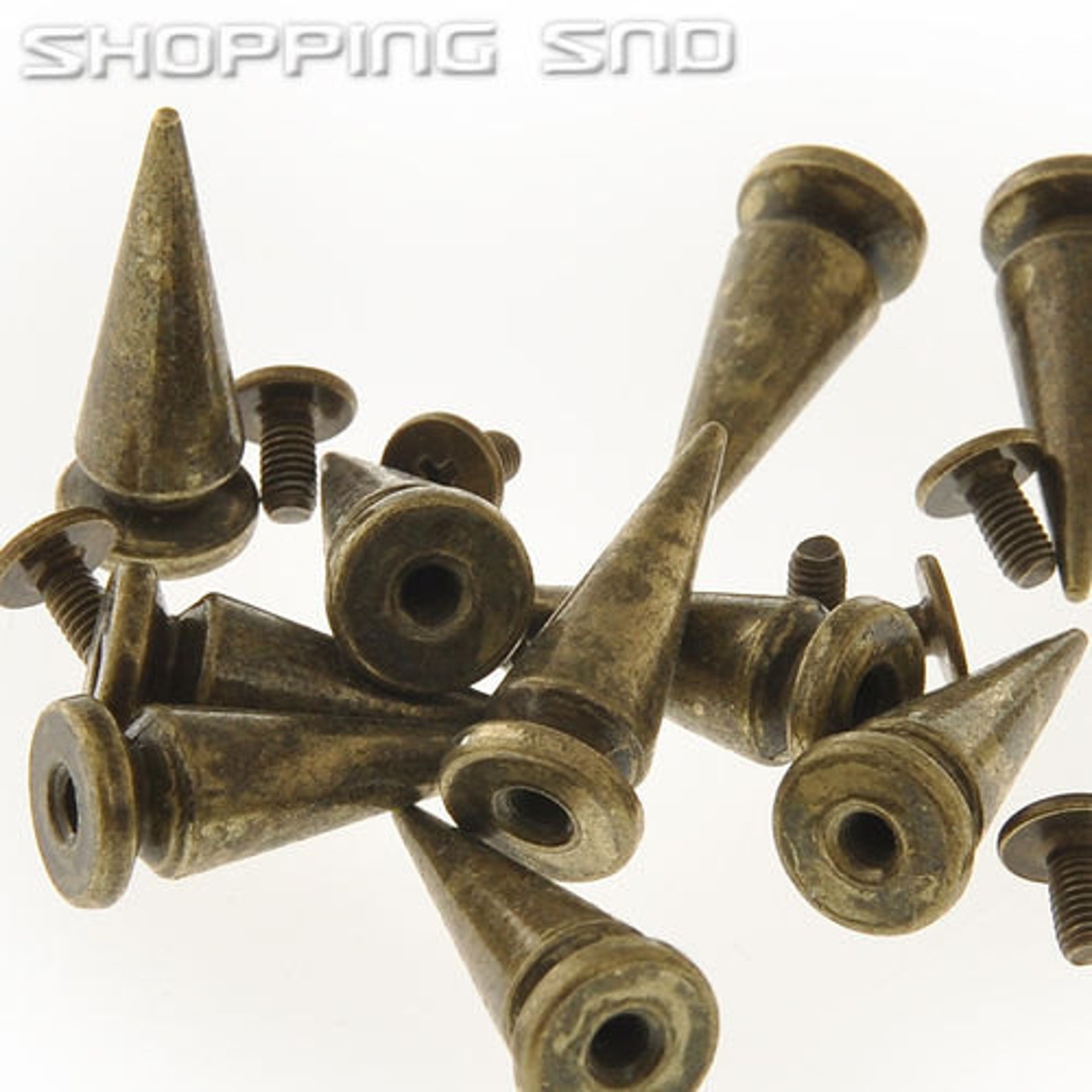 Bronze Giant Tree Spikes 25mm / 1 Screwback Metal - Etsy