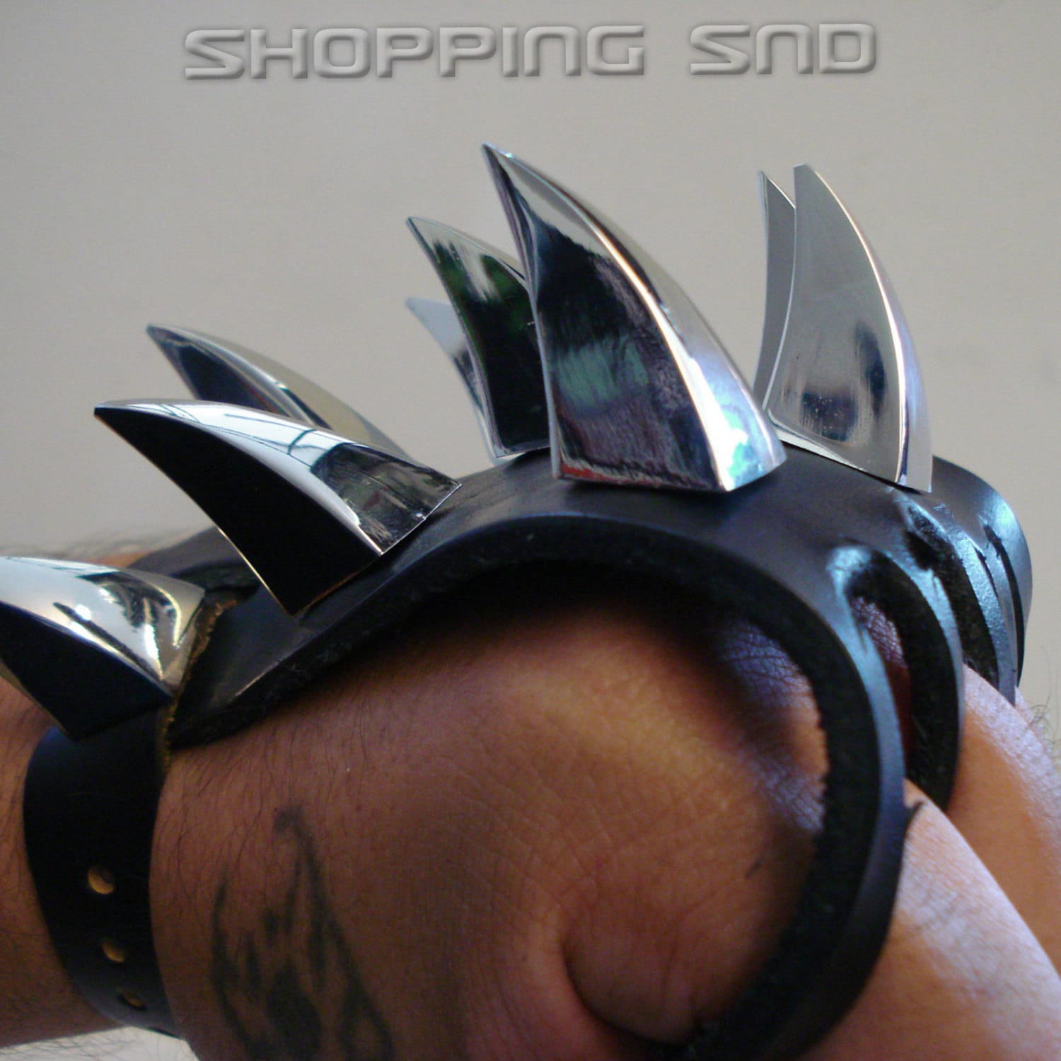 Silver 17mm Dragon Claw Spikes // Giant Spikes // Screwback Metal Claw ...
