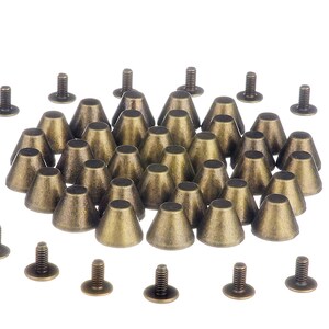 110pcs Giant Screw Back Metal Spike Studs Kit for - Etsy