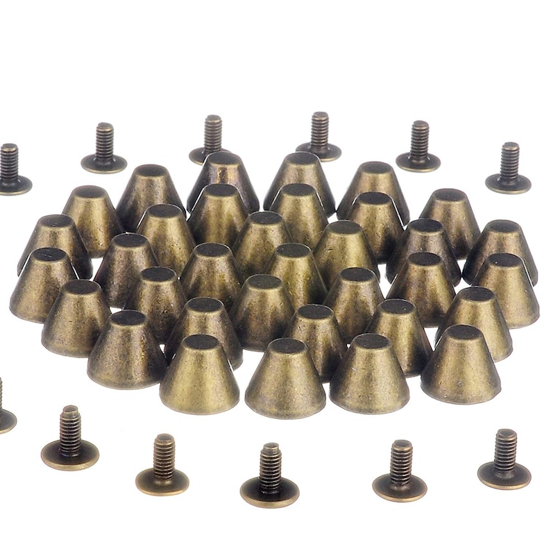 110pcs Giant Screw Back Metal Spike Studs Kit for - Etsy