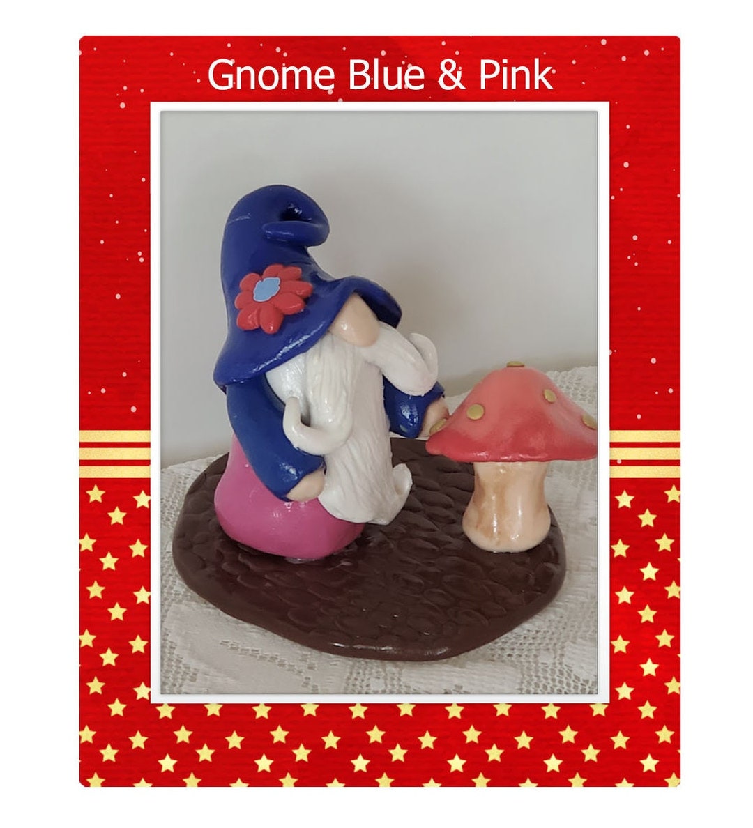 Handmade Themed Gnomes-full Figurines-crafted by Hand Using Polymer ...