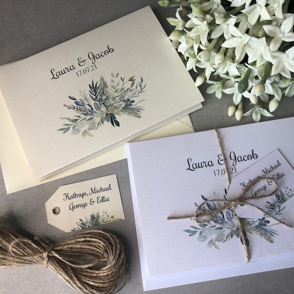 Personalised Wedding Invitation Pack - Etsy UK