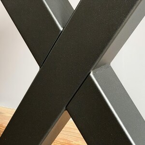 Industrial X Frame Rustic Metal Table Legs Heavy-duty Steel Legs for ...