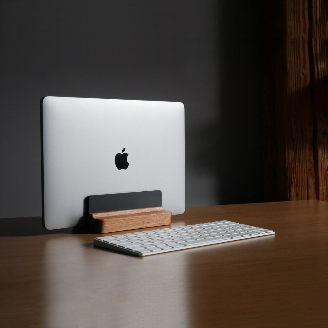 Laptop Stand, Wooden Laptop Holder, Adjustable Docking Station ...
