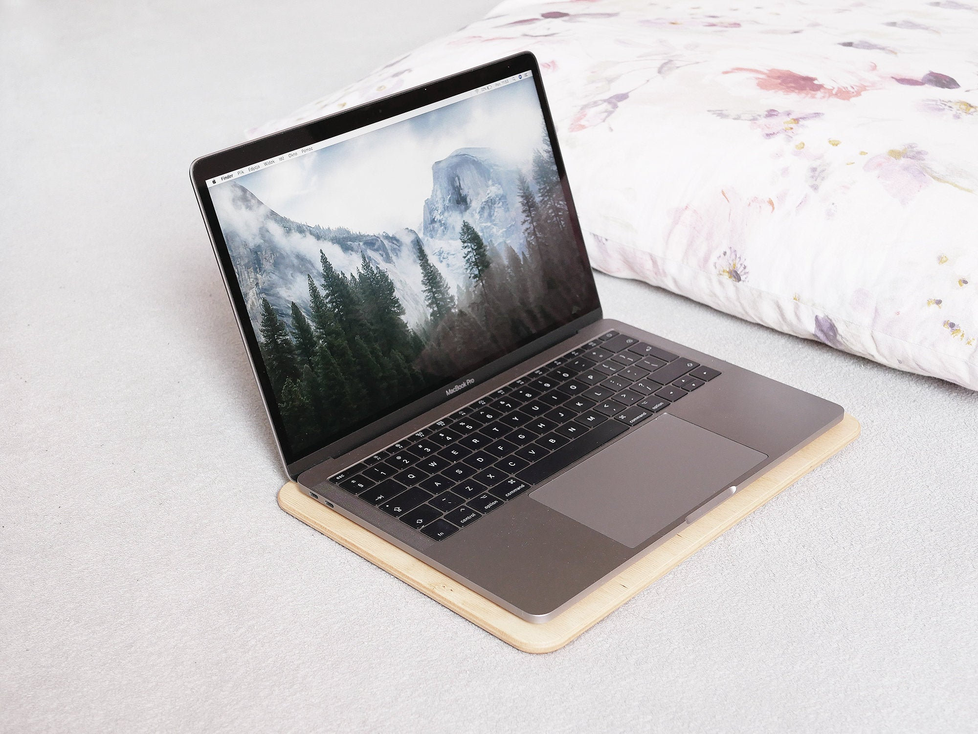 Wood Lap Desk Personalized Lap Desk for Macbook Pro 13 | Etsy