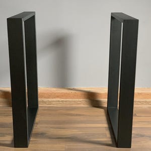 Steel Table Legs Set - Modern Rectangular Frame 72x60 Cm Industrial ...