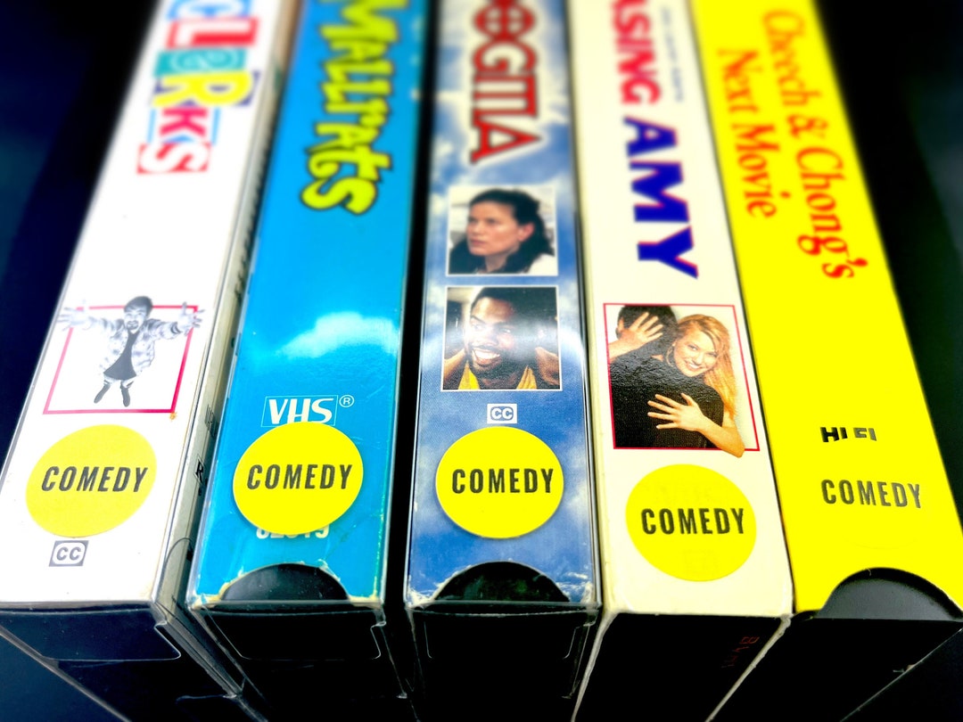 3/4” VHS Comedy Label Sheet of 24 | Removeable | Retro | Movie ...