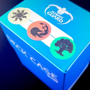 3/4 MTG Mana Labels Sheet of 24 Removeable TCG Magic the Gathering ...