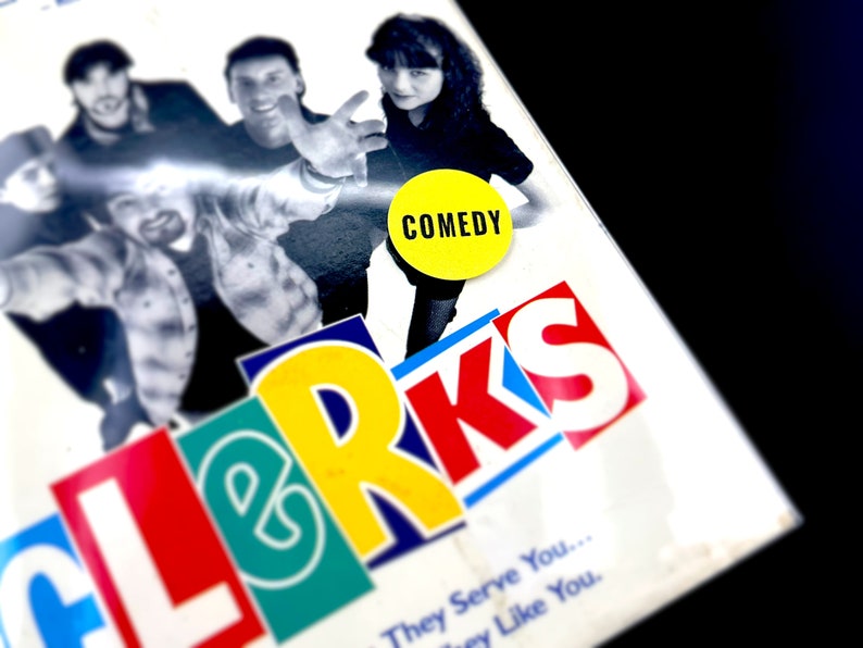 3/4” VHS Comedy Label Sheet of 24 | Removeable | Retro | Movie ...