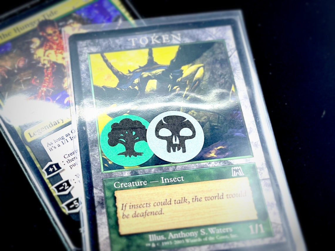 3/4 MTG Mana Labels Sheet of 24 Removeable TCG Magic - Etsy