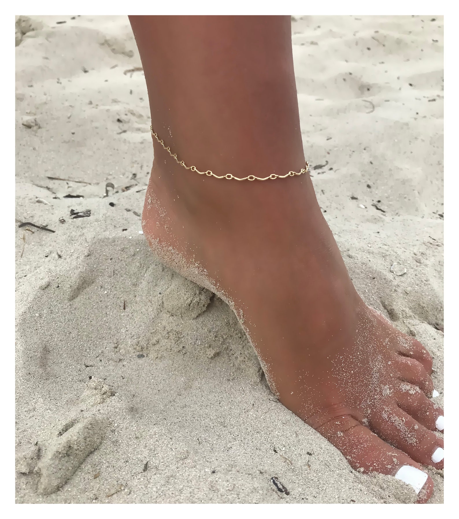 Gold Anklet Gold Anklet Bracelet Gold Filled Anklet - Etsy