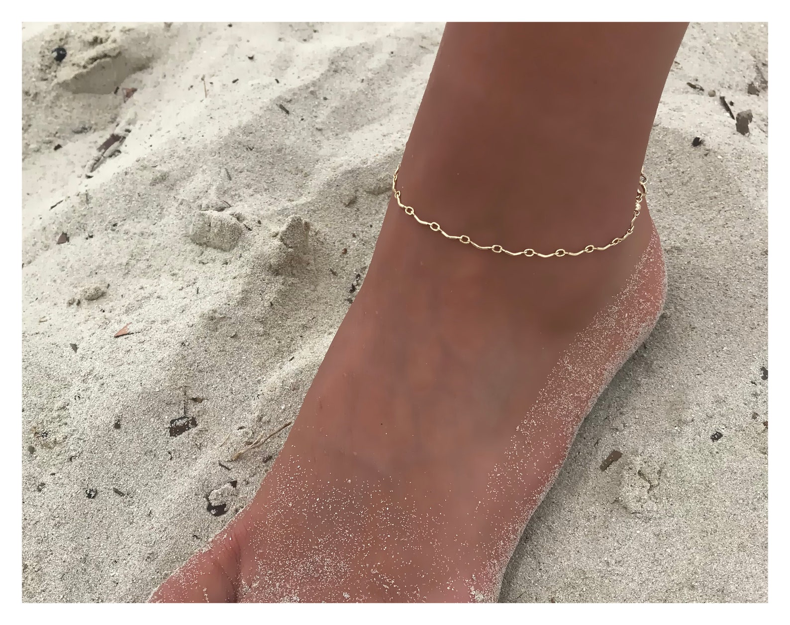 Gold Anklet Gold Anklet Bracelet Gold Filled Anklet | Etsy