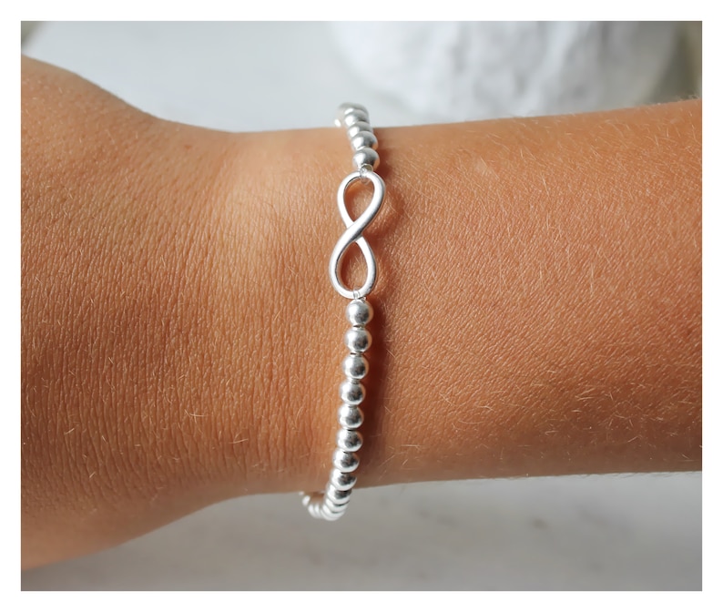 Sterling Silver Infinity Bracelet Cancer Ribbon Charm - Etsy