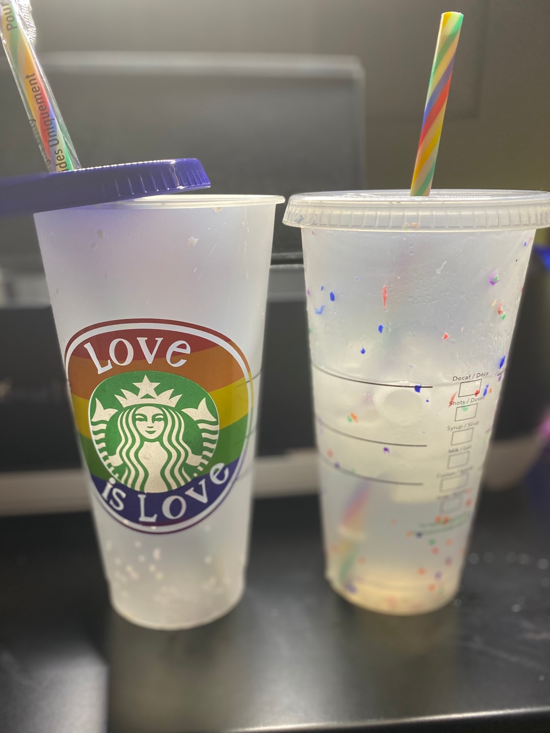 Confetti Color Changing Pride Cup - Etsy