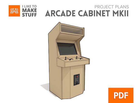 Planos De Gabinetes Arcade Verticales Como Construir Un Mueble Arcade