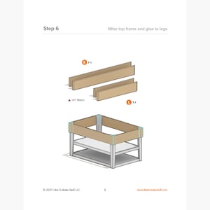 Brick Building Storage Table - Digital Plans - Etsy
