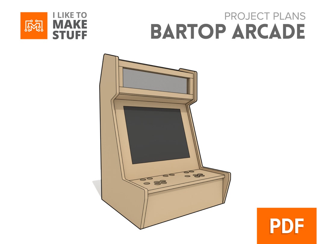 Bartop Arcade — Digital Plans - Etsy