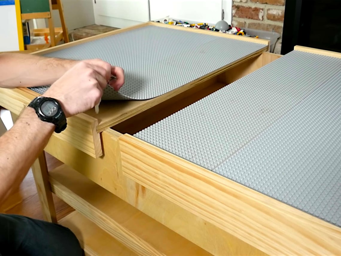 Brick Building Storage Table - Digital Plans - Etsy