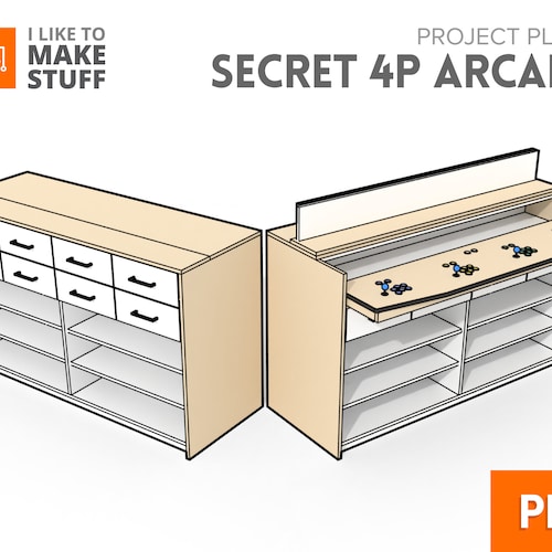 Secret 4 Player Arcade Digital Plans - Etsy