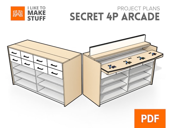 Secret 4 Player Arcade Digital Plans - Etsy