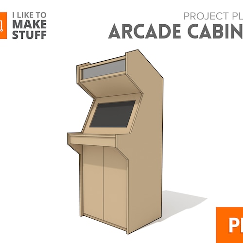 Arcade Cabinet MKII Digital Plans - Etsy