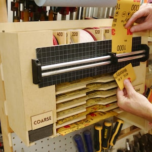Sandpaper Organizer - Digital Plans - Etsy