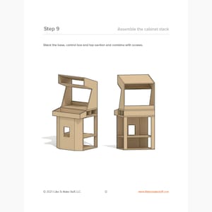 Arcade Cabinet MKII - Digital Plans - Etsy