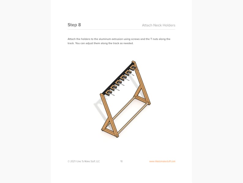 Multi Guitar Stand Digital Plans - Etsy