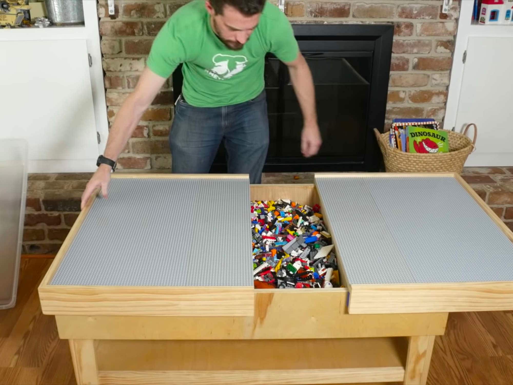 Brick Building Storage Table - Digital Plans - Etsy