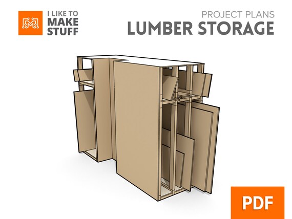 Lumber Storage Digital Plans - Etsy