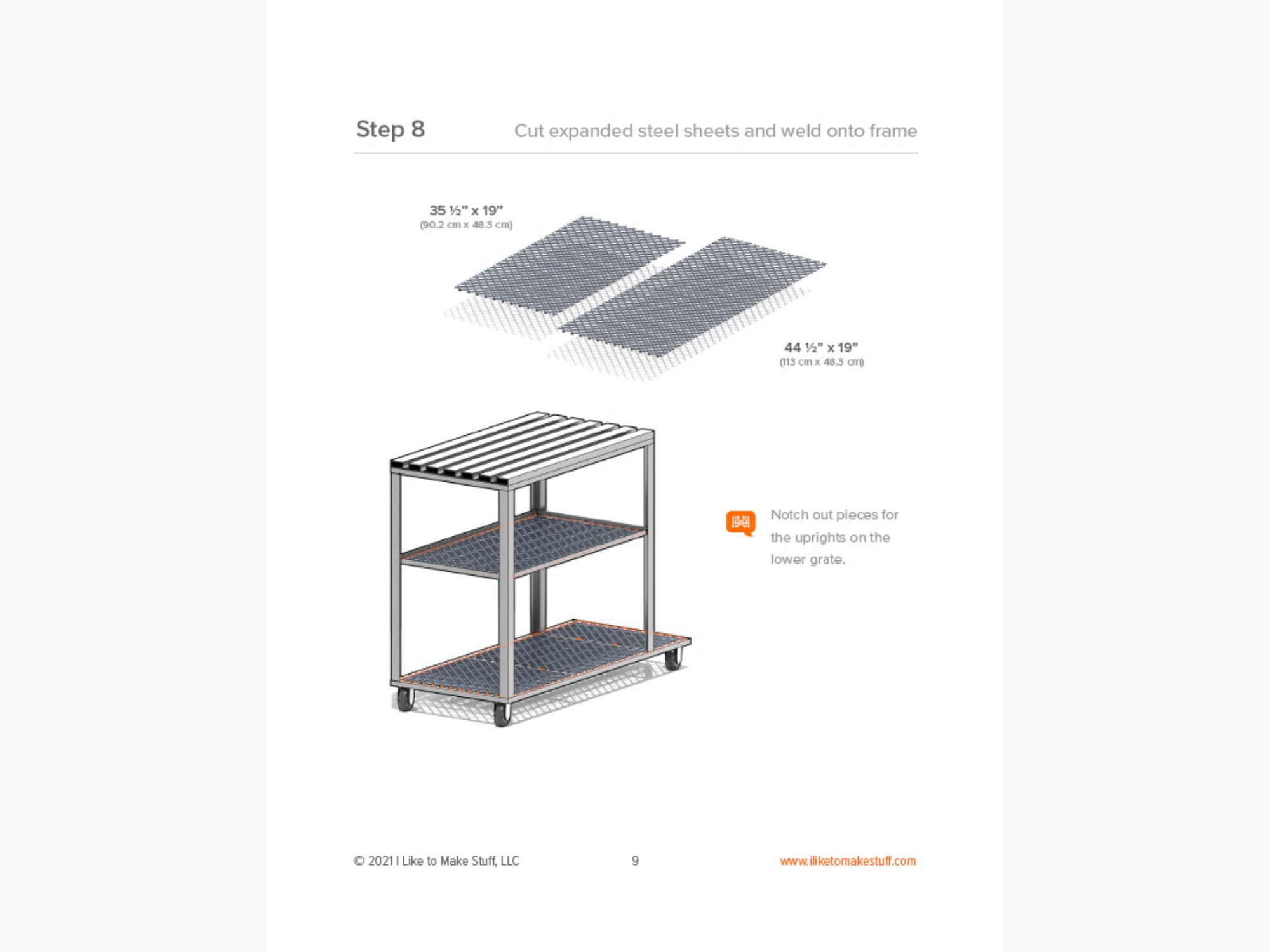 Welding Table Cart Digital Plans - Etsy