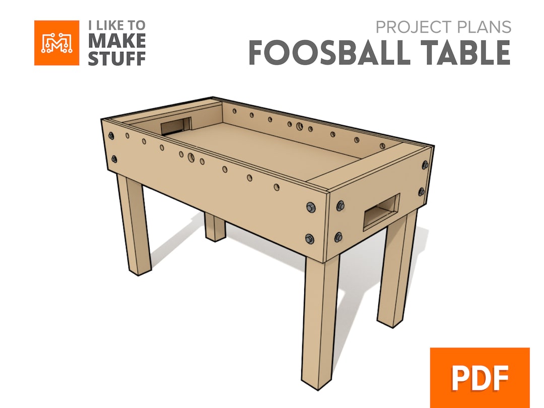 Foosball Table - Digital Plans - Etsy