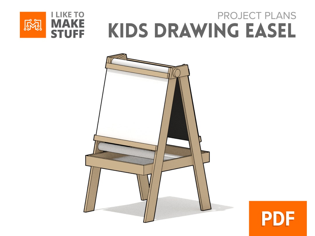Kids Drawing Easel — Digital Plans - Etsy