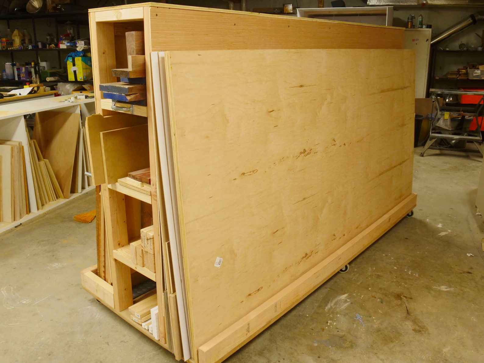 Lumber Cart Shop Storage Digital Plans - Etsy