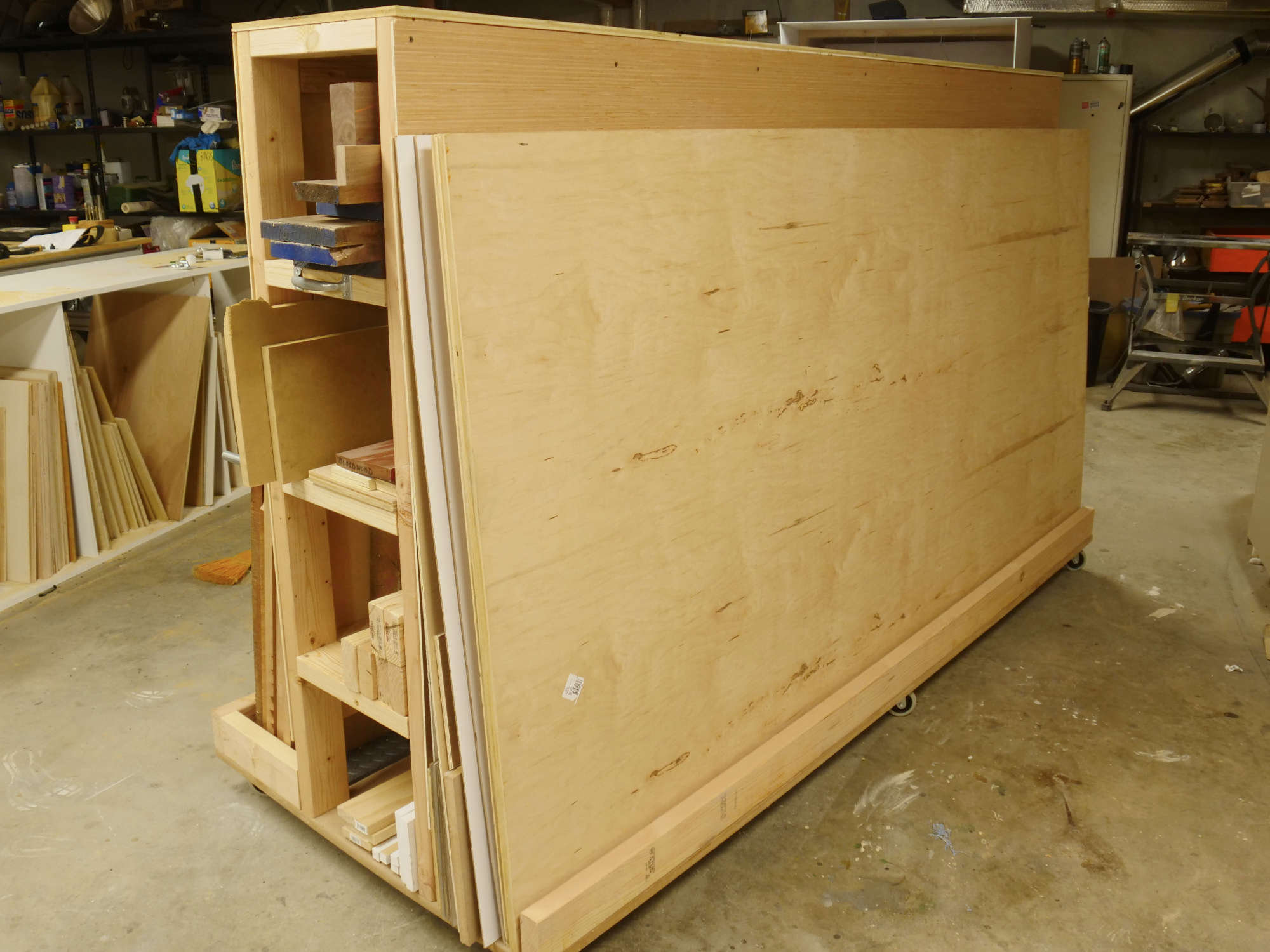 Lumber Cart Shop Storage Digital Plans - Etsy