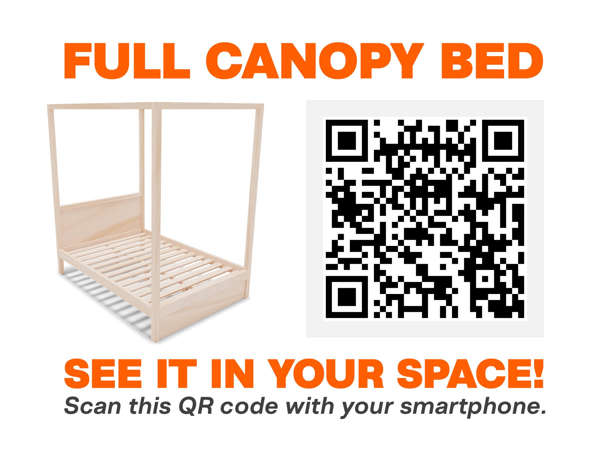 Plywood Canopy Full Bed — Digital Plans - Etsy