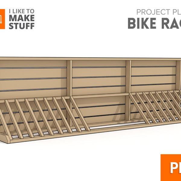 Wood Bike Rack - Etsy