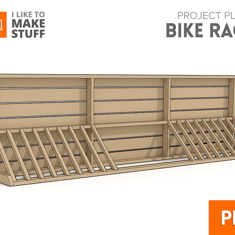 Wood Bike Rack - Etsy