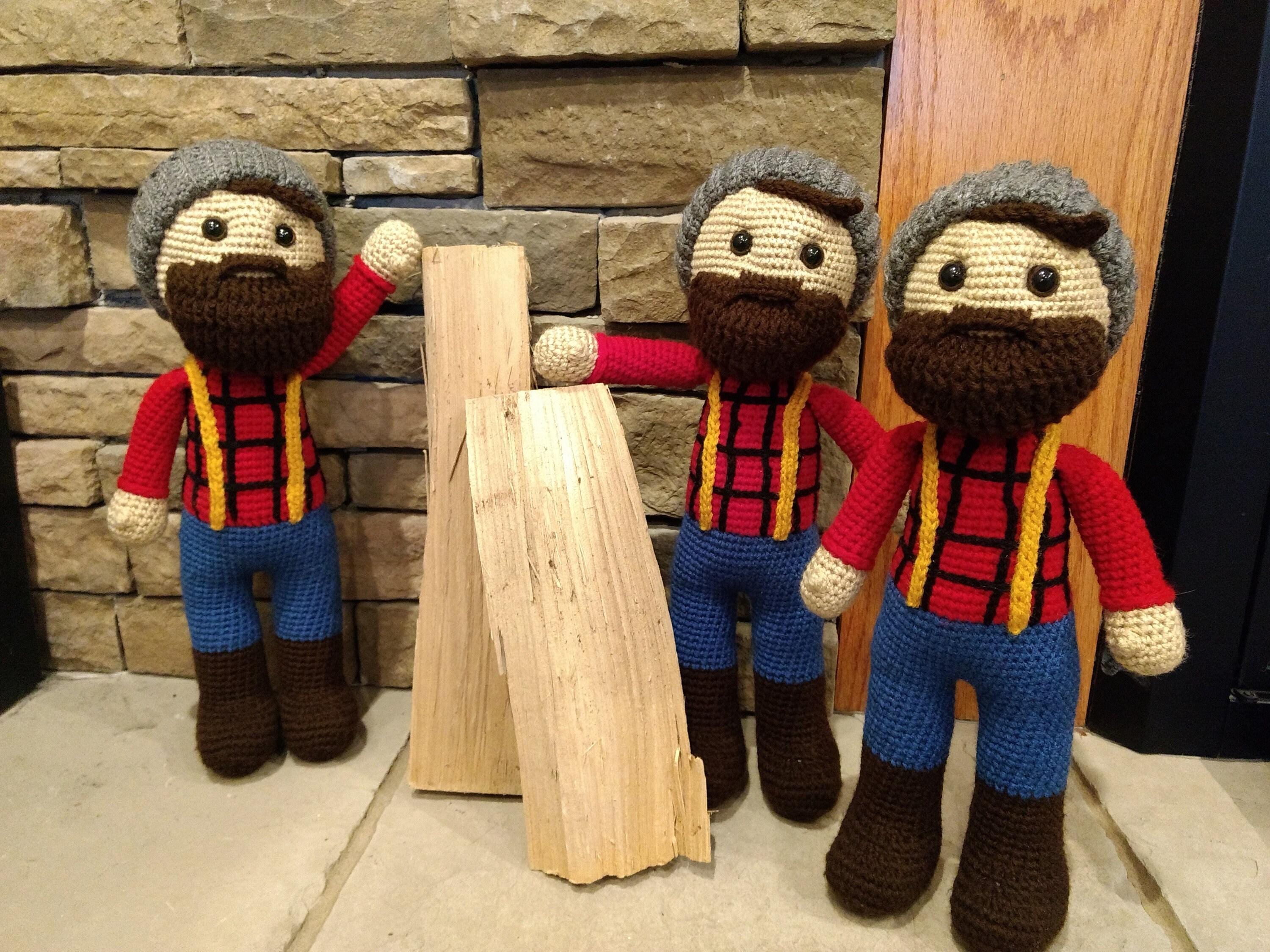 PDF PATTERN ONLY!!! 18 Inch Crocheted Lumberjack - Etsy