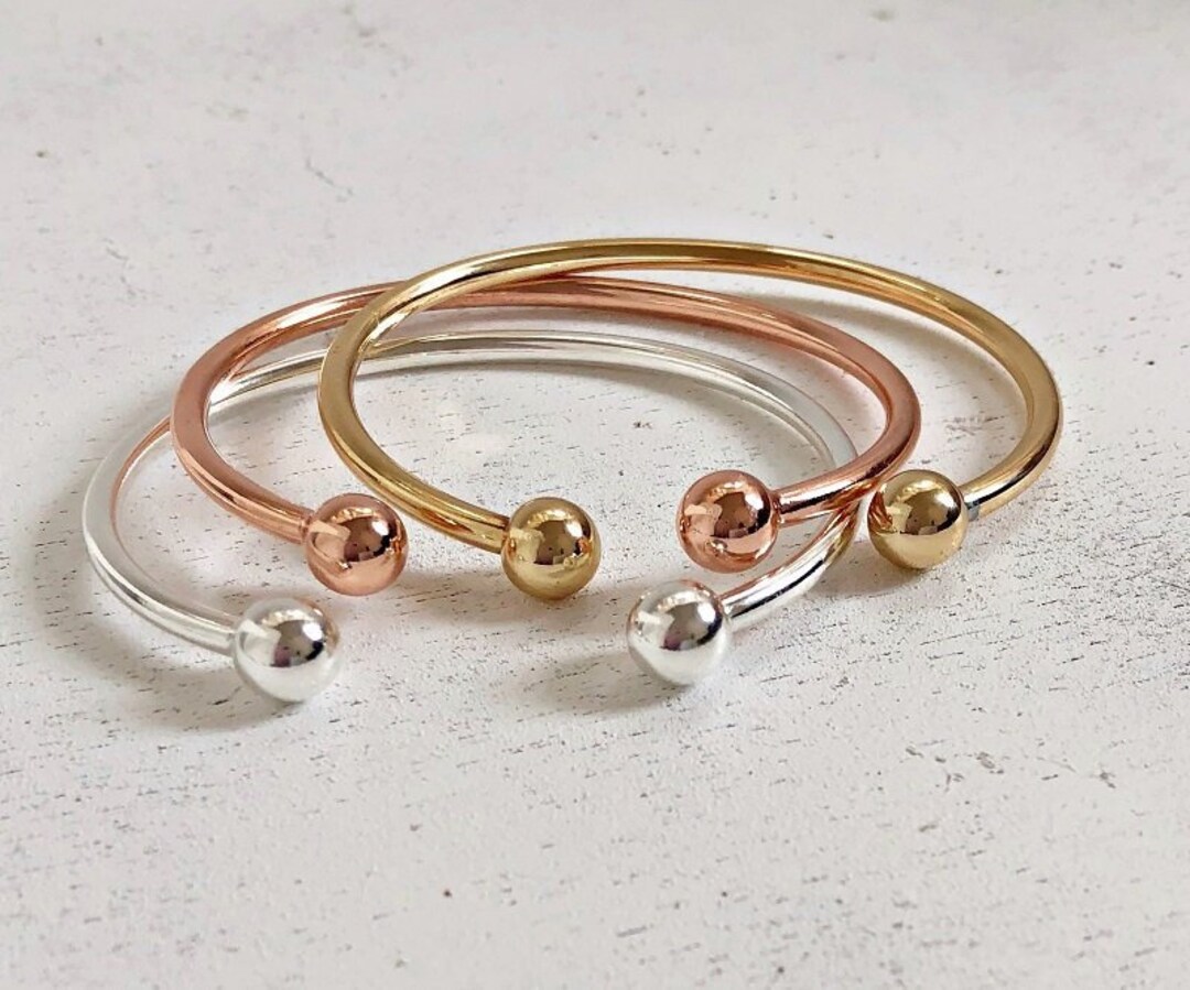 Balls Bracelets Bangle Cuff Bracelet Cuff Bracelets Ball Bracelet Gold ...