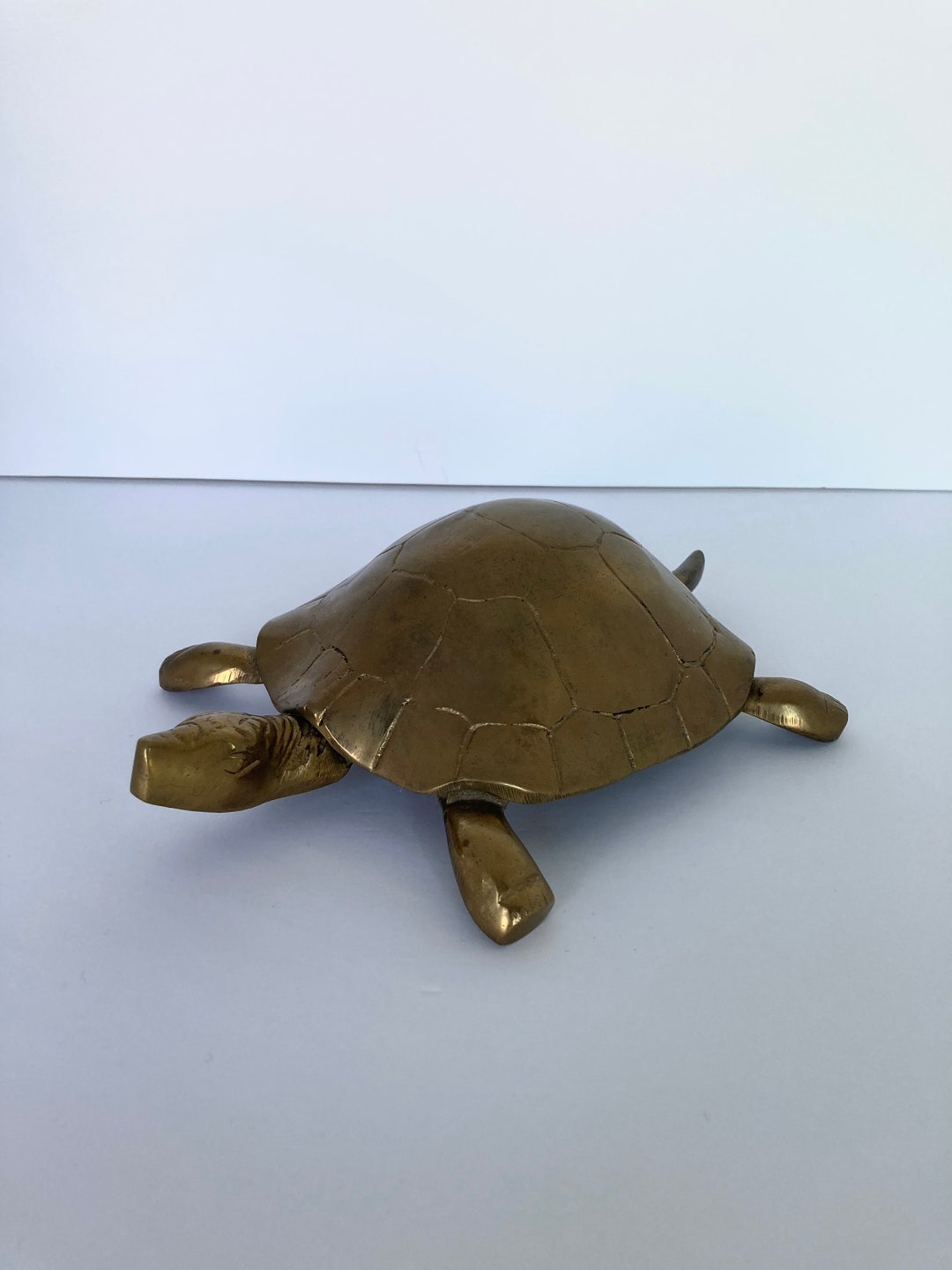 Brass Turtle Figurine - Etsy