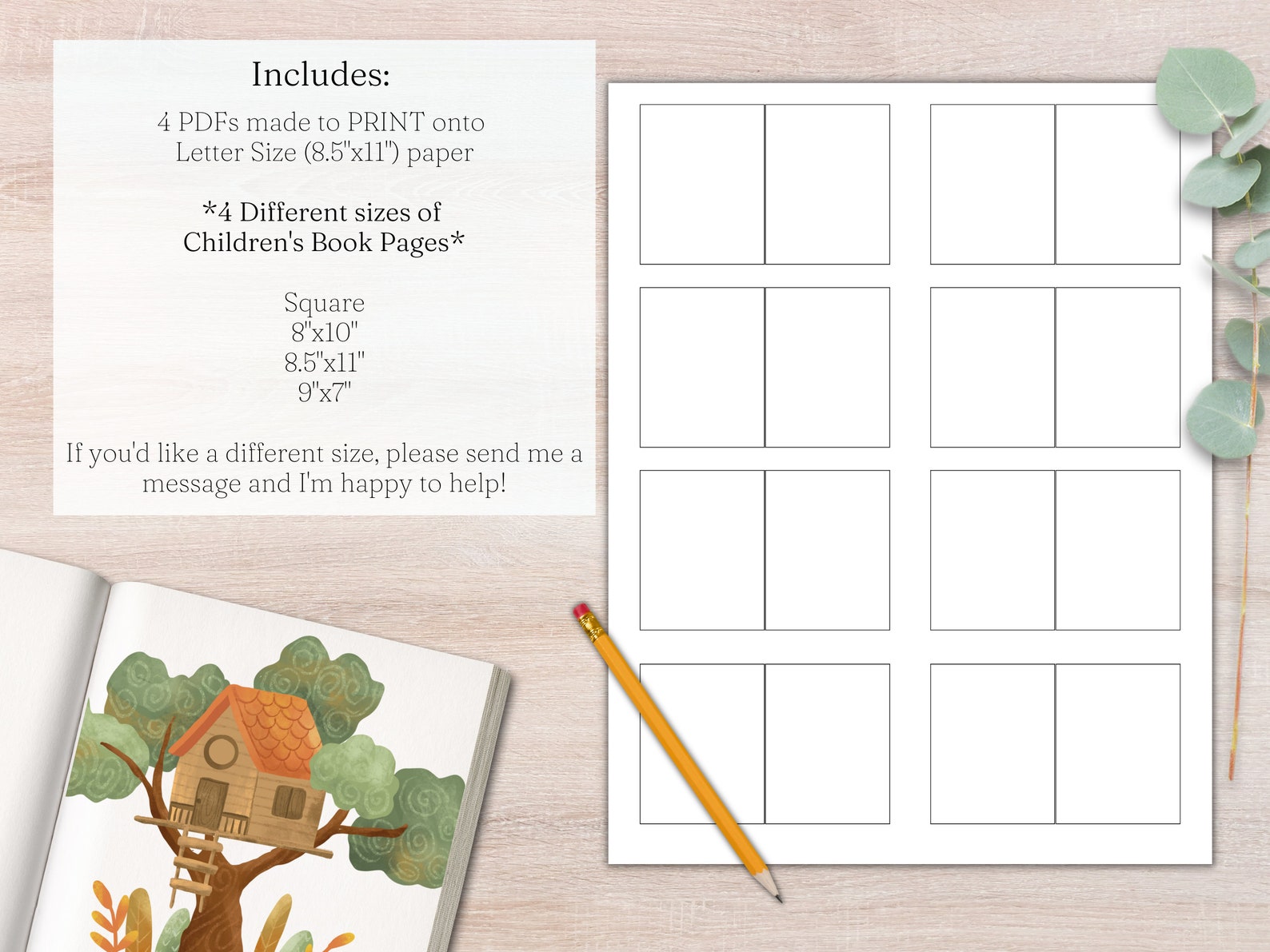 Picture Book Planning Template for Writers | Children's Book Map ...